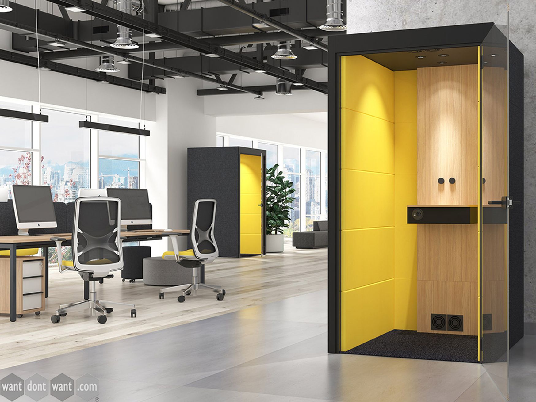 Want Dont Want.Com: New Office Furniture | Acoustic Pods & Phone Booths ...